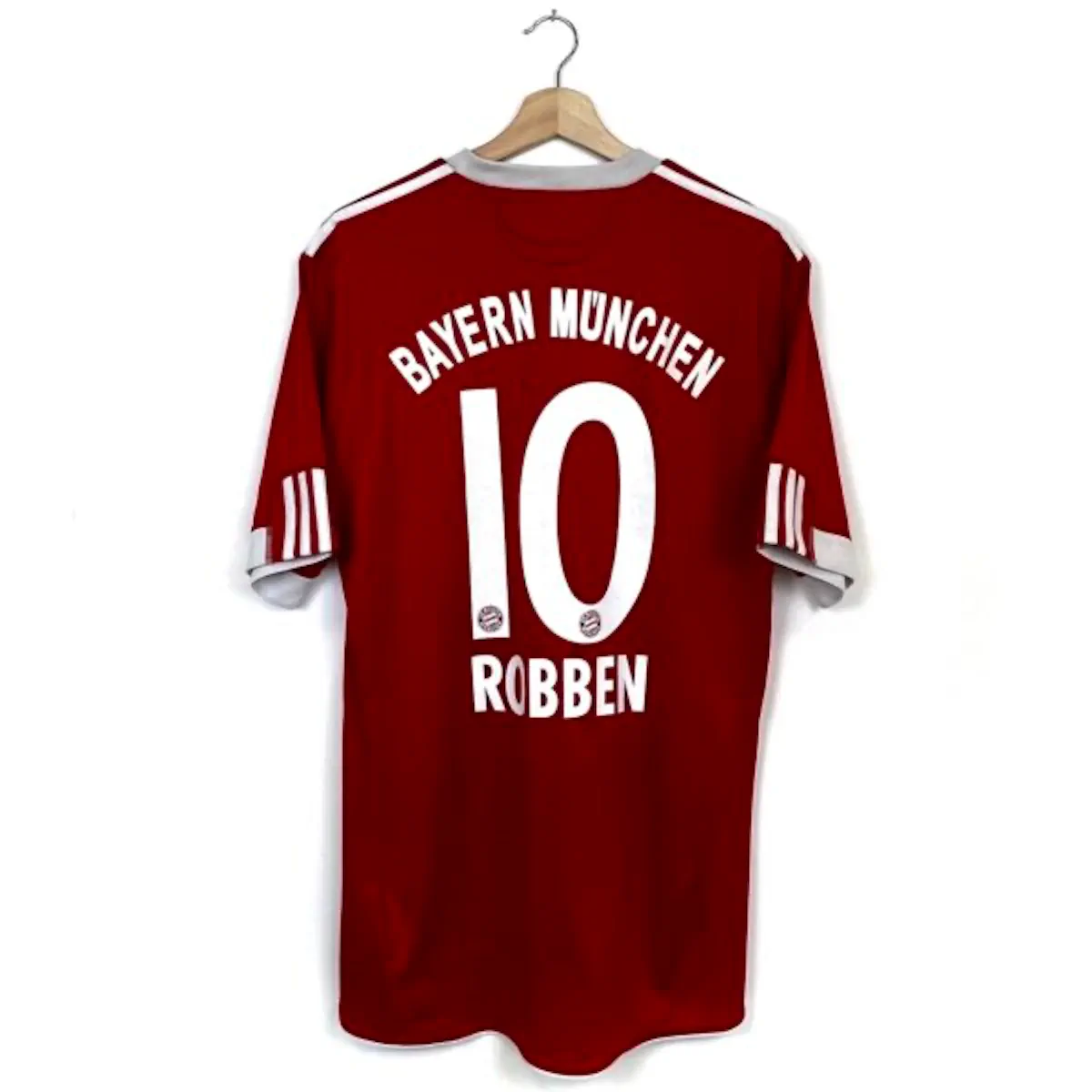 Maillot Vintage 2009/10 Bayern Munich Domicile - Robben 10 (L) Authentique